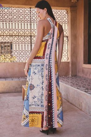 Next Midikleid Neckholder-Midikleid mit Drehdetail (1-tlg)