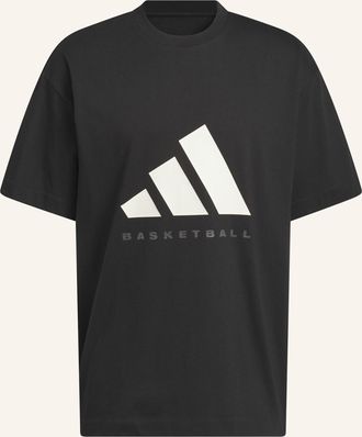 adidas T-Shirt Adidas Basketball schwarz