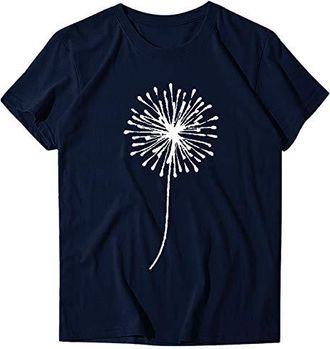 Generic T-shirt d&eacute;t&eacute; &agrave; manches courtes pour femme - T-shirt basique &agrave; manches courtes - T-shirt de sport pour femme - T-shirt de baseball - T-shirt basique d&eacute;