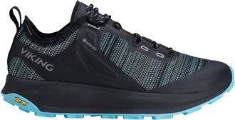 Viking Unisex Cerra Speed GTX Walking Shoe, Black Aqua, 38 EU