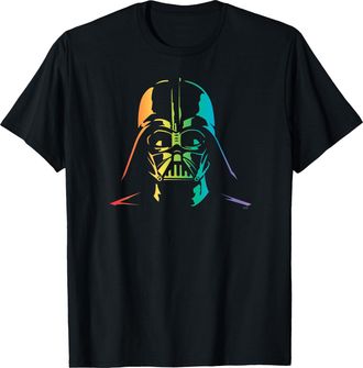 Star Wars Darth Vader Gradient Rainbow Pride T-Shirt