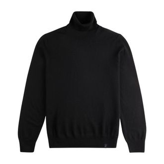 Fay Woll-Dolcevita-Pullover - - Knitwear - Herren - Schwarzk - S