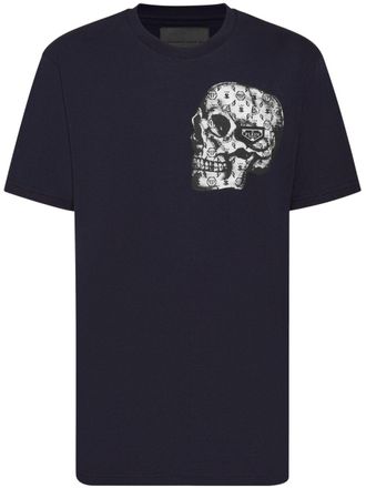 Philipp Plein t-shirt SS Skull - Bleu