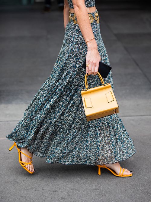 Geraldine boublil sandales oranges