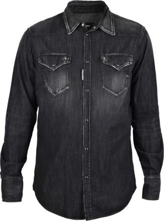 Dsquared2 Homme, Chemises, Noir, Taille: M Chemise Western Classique
