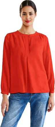 Street One Street One Damen A343801 Blusenshirt, Juicy Mandarine, 40 EU