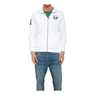 La Martina Baumwoll-Fleeces in Wei&szlig; - - Jackets - Herren - Wei&szlig; - L