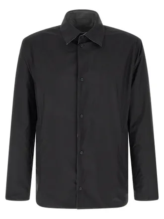 Herno Reversible Technical Wool Overshirt - Gray