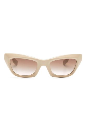 Burberry Sunglasses lunettes de soleil &agrave; monture papillon - Tons neutres
