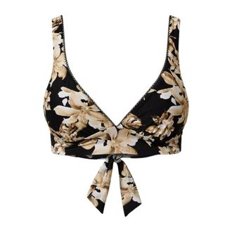Twinset Blumiges Segelbikini mit bestickten Details - - Swimwear - Damen - Mehrfarbig - M
