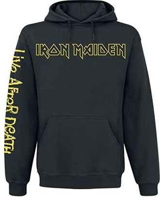 Iron Maiden Live After Death Homme Sweat-Shirt à Capuche Noir XL