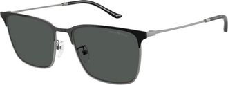 Emporio Armani Homme, Accessoires, Gris, Taille: 57 MM Ea2164D Lunettes de soleil