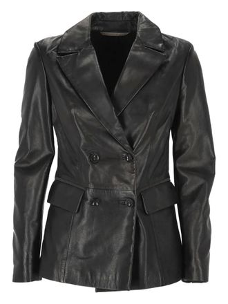 The Jackie Leathers Cabanjacke mit Kontrasteins&auml;tzen - Schwarz