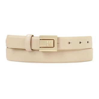 Kazar Schmaler G&uuml;rtel mit elegantem Schnalle - - Accessories - Damen - Beige - 110 CM
