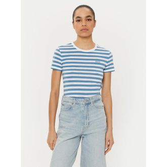 HUGO BOSS T-Shirt C_Esla_Striped 50504192 Blau Regular Fit