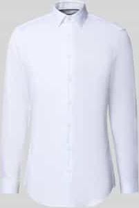 Jake*s Slim Fit Business-Hemd mit Kentkragen