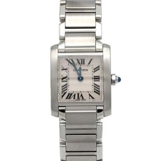 Cartier Pre-owned Tank Francaise Stainless Steel Quartz - Femme - Pre-owned - Gris - Taille: ONE Size
