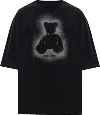 Palm Angels Homme, Tops, Noir, Taille: L T-Shirt