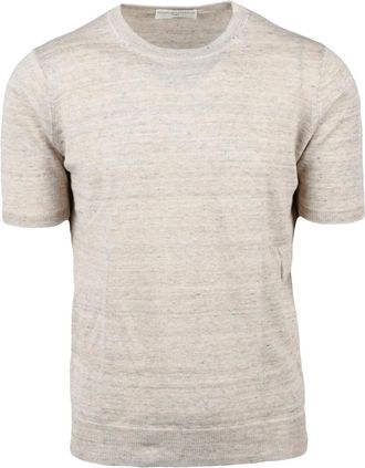 FILIPPO DE LAURENTIIS Homme, Pulls, Beige, Taille: 4XL Maglioncino Garzato Girocollo