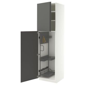 IKEA METOD Hochschrank mit Putzschrankeinr