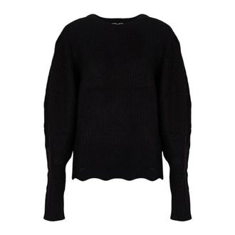 Silvian Heach Strickpullover mit Rundhalsausschnitt - - Knitwear - Damen - Schwarzk - XS