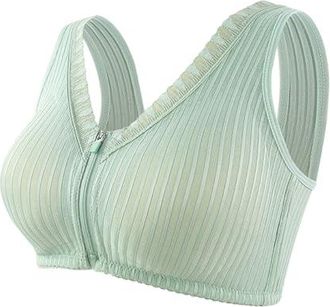 Generic Soutien-gorge de sport confortable sans couture respirant sans armatures pour le yoga, le sommeil, lentra&icirc;nement, la course &agrave; pied, Vert, 68
