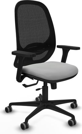 Piqueras y Crespo Cilanco Computerstuhl mit 3D-Armen, h&ouml;henverstellbare Lendenwirbelst&uuml;tze, ausgestattet mit Synchron/Traslack und Schneideschaum, mit Rollen von 65 mm,
