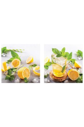 Euroart Glasbild, Mehrfarbig, Glas, 2-teilig, rechteckig, 20x20 cm, Fotografie, einfache und schnelle Anbringung, gl&auml;nzend, Bilder und Zubeh&ouml;r, Wandbilder, Gl