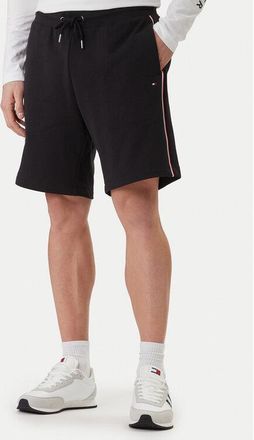 Tommy Hilfiger Sportshorts Global Stripe MW0MW42883 Schwarz Regular Fit