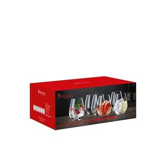 Spiegelau Gl&auml;ser Set 460 ml, 6 St&uuml;ck, Authentis Casual, 4800291, Trinkgl&auml;ser aus Kristallglas, Wassergl&auml;ser sp&uuml;lmaschinenfest