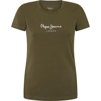 Pepe Jeans London Unisex New Virginia Ss N T-Shirt, Grün (Leaf Green), X-Small