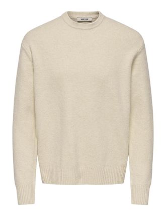 Only & Sons Herren Pullover 22033783 Oatmeal XL
