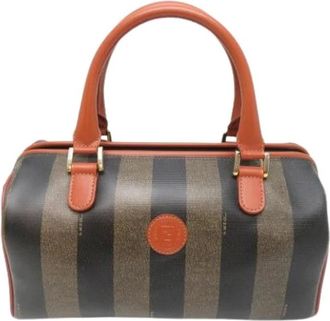 Fendi Sac Boston Pre-owned - Femme - Pre-owned - Brun - Taille: ONE Size