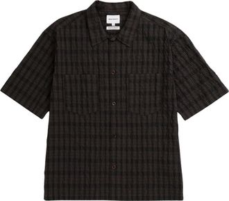 Norse Projects Homme, Chemises, Brun, Taille: L Mols Check Camp Shirt