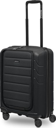 Redolz Kleiner Handgep&auml;ck-Koffer mit Laptopfach | Cabin-Trolley 40 x 23 x 55 cm & Front&ouml;ffnung | Ultra-leicht nur 2,8 kg f&uuml;r Damen & Herren | 4 Doppelrollen 