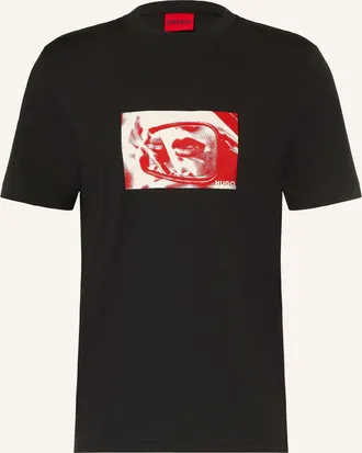 HUGO BOSS Hugo T-Shirt Dirom schwarz