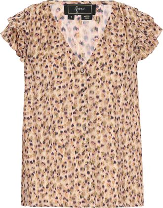 Faina Bluse Frauen beige mehrfarbig