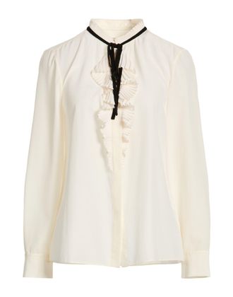 Frame Denim VELVET TIE RUFFLE BLOUSE