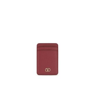 Valentino Garavani VLogo Signature Kartenetui - - Accessories - Damen - Rot - ONE SIZE