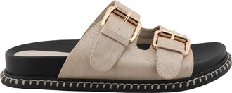 Tom Tailor Tom Tailor Damen 9590530002 Schiebe-Sandalen, Gold, 36 EU