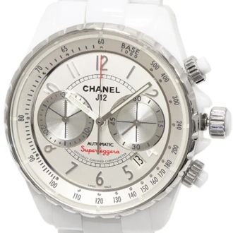 Chanel Pre-owned Stoff watches - - Pre-owned - Herren - Wei&szlig; - ONE SIZE
