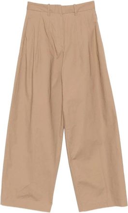 Nine In The Morning Femme, Pantalons, Brun, Taille: W27 Wide Leg Pantalons