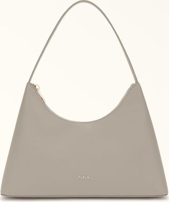 Furla Diamante Schultertasche S Vaniglia Beige Sidney-kalbsleder Damen