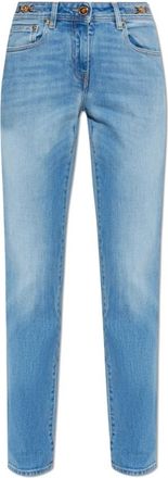Versace Jeans mit schmal zulaufenden Beinen - - Jeans - Damen - Blau - W27