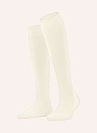 Falke Kniestr&uuml;mpfe Softmerino Mit Merinowolle weiss