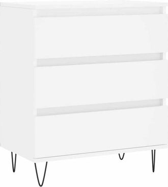 vidaXL Buffet Blanc 60x35x70 cm Bois ding&eacute;nierie