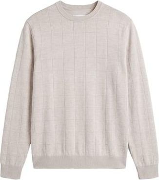 Calvin Klein Pull droit en laine m&eacute;rinos