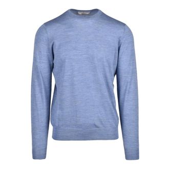FILIPPO DE LAURENTIIS Pullover mit Rundhalsausschnitt - - Knitwear - Herren - Blau - M