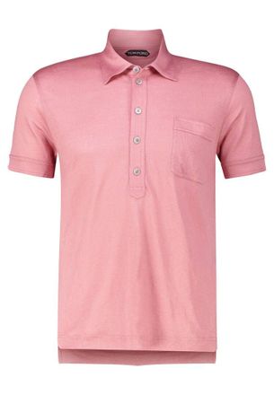 Tom Ford Herren Poloshirt aus Seide und Leinen SILK LINEN POLO