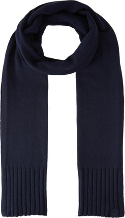 Tom Tailor Herren 1048819 Strickschal mit Rippstruktur, 13160-Knitted Navy Melange, OneSize